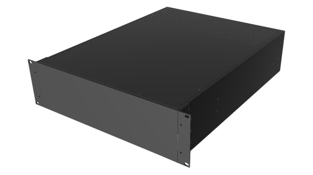 RM3U1922VBK | Hammond 19 Desktop Enclosure, Rack Mount, 3U, Aluminium ...
