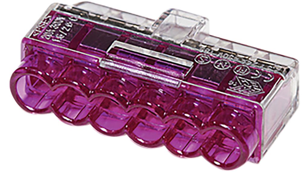 HCPM-6 PC VT 50 | HellermannTyton Dosenklemme, 0.5 ... 2.5mm², 6 Pole | Distrelec Schweiz