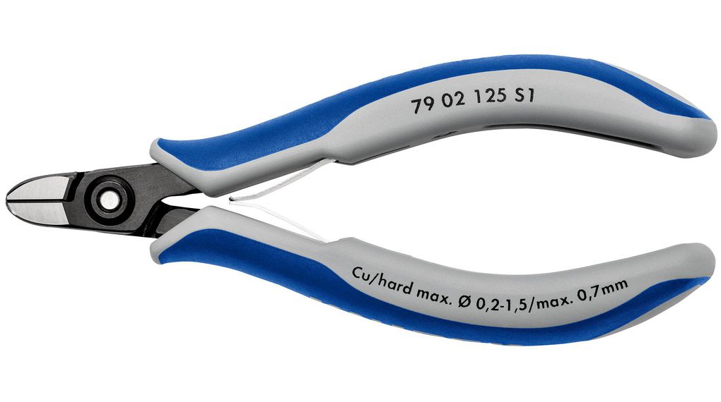 79 02 125 S1 | Knipex Precision Electronics Diagonal Cutters, With ...