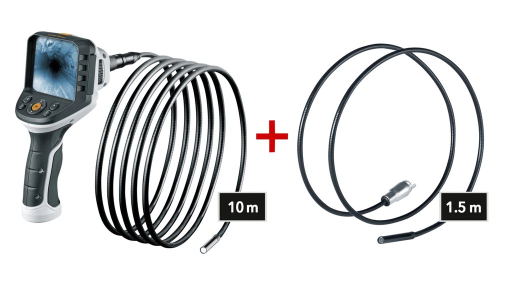 092.940B | Laserliner Borescope, 10m, 1.5m, 9mm, Micro SD Card, RCA ...