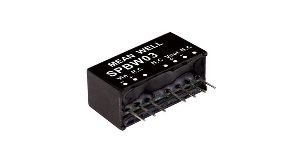 SPBW03F-12 | MEAN WELL DC/DC Converter 9 ... 36V 12V 250mA 3W ...