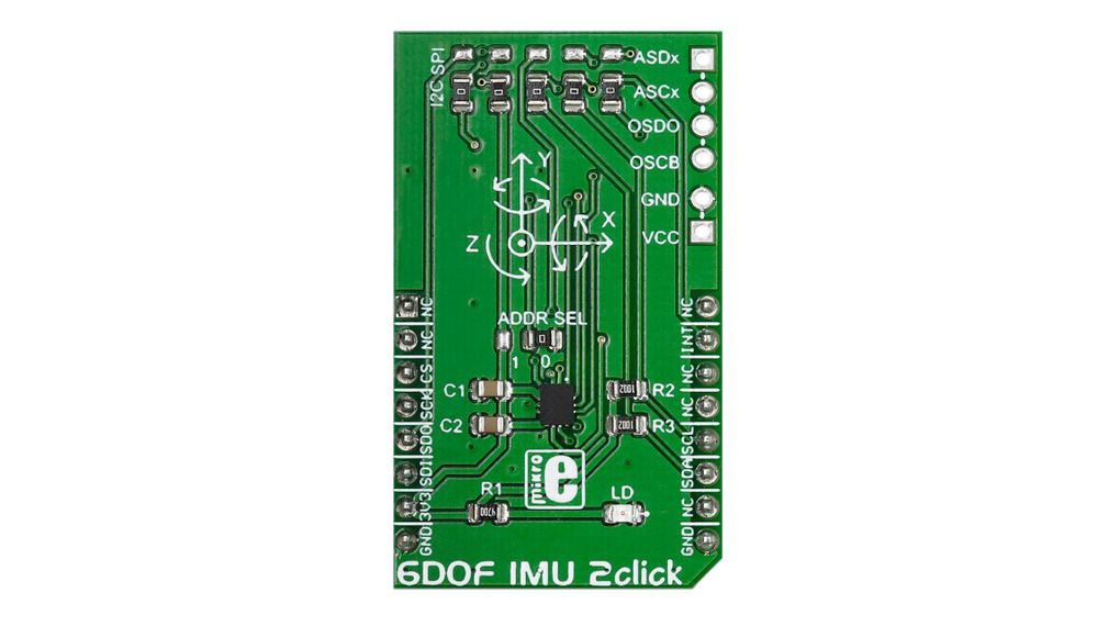 MIKROE-2337 | Mikroelektronika 6DOF IMU 2 Click Inertial Measurement Module 3.3V | Distrelec Germany