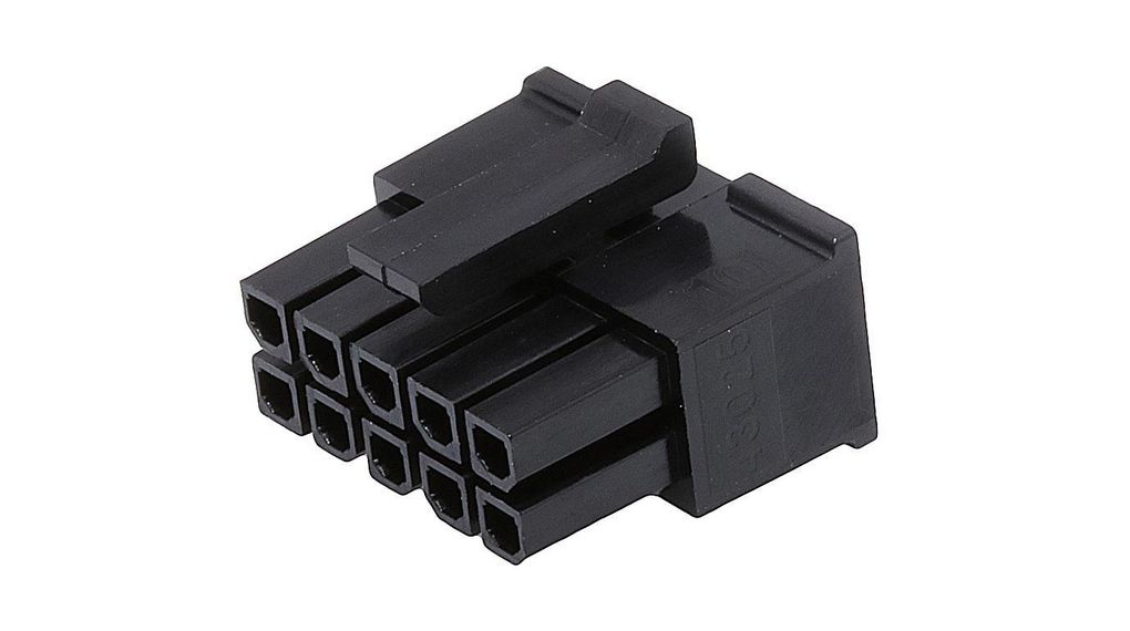 43025-1008 | Molex Housing, Receptacle, Poles - 10, Rows - 2 ...
