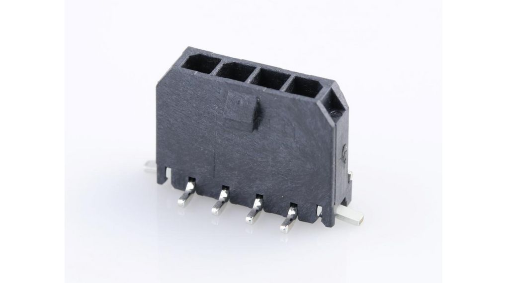 43650-0424 | Molex Rectangular Power Connector, 4 Contact(s | Distrelec ...