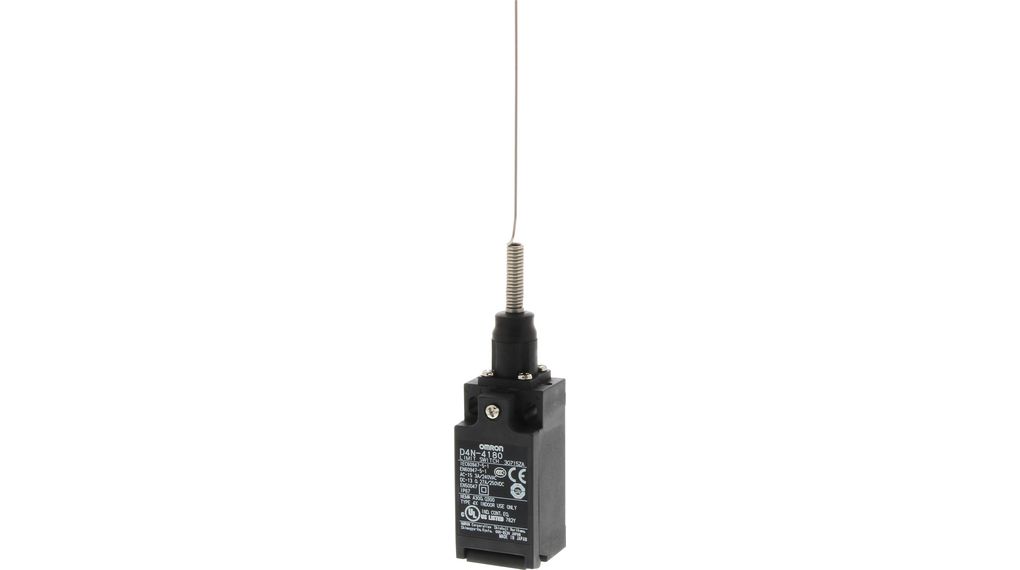 D4N4180 | Omron Industrial Automation Limit Switch, Spring Rod, 1NO ...