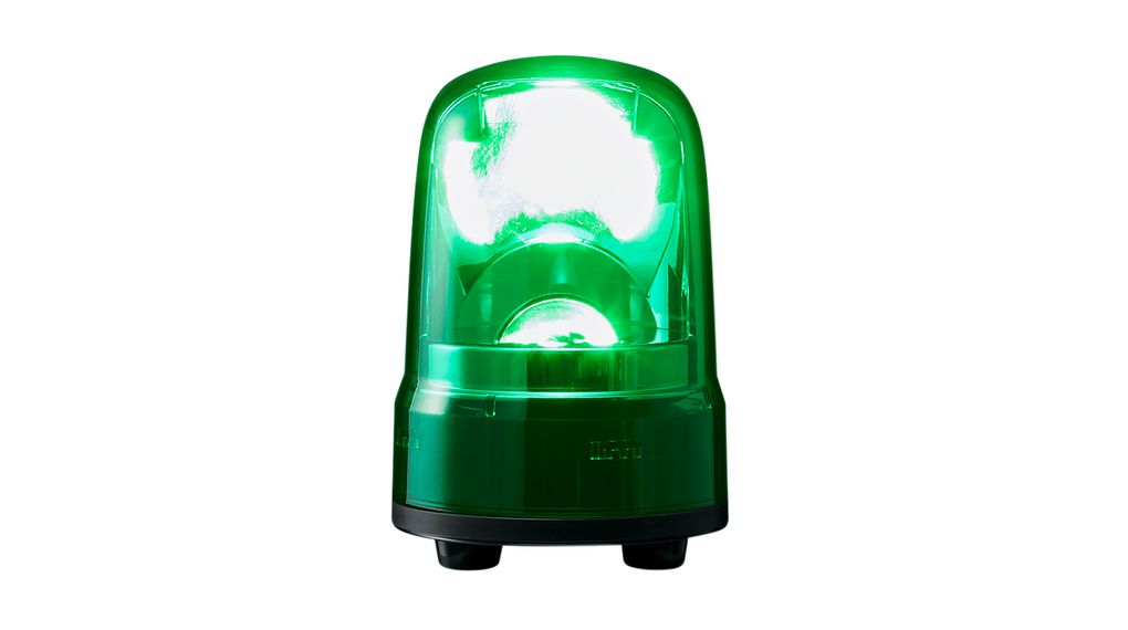 SKS-M1J-G | Patlite Signal Beacon DC 24V 210mA 80mm Green IP23 Cable SK ...