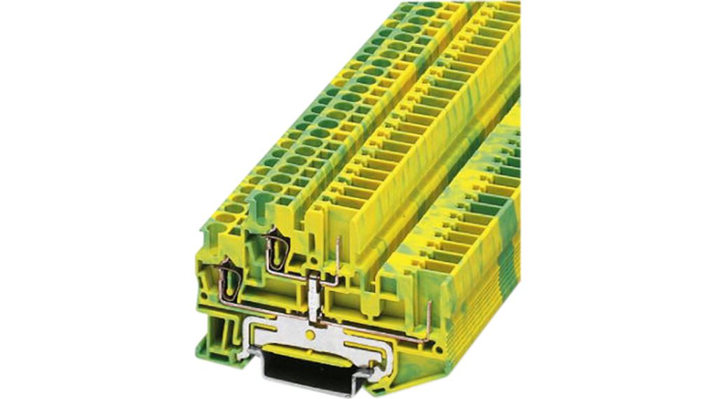 3040067 | Phoenix Contact Terminal Block, Spring Clamp, 4 Poles, 500V ...