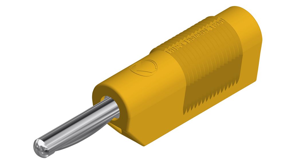 VSB 20 YELLOW | SKS Hirschmann Test & Measurement Banana Plug Insulated ...