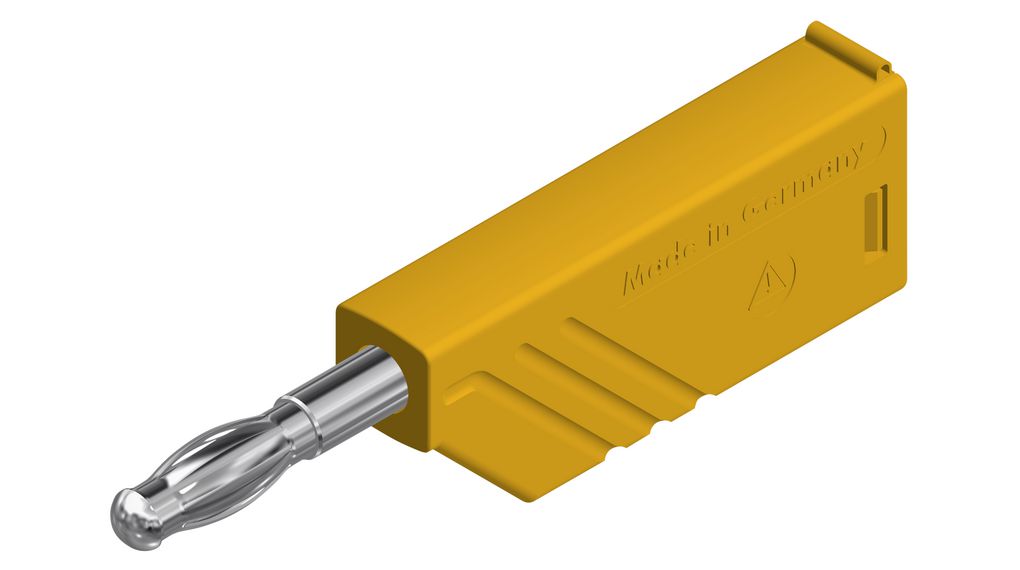 LAS N WS GELB / YELLOW | SKS Hirschmann Test & Measurement Banana Plug ...