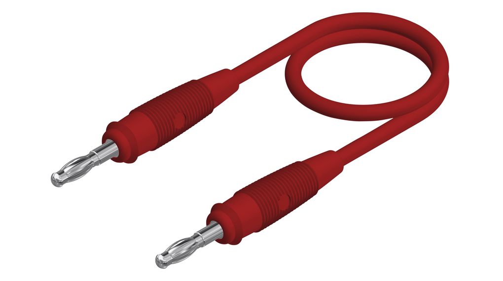 SML 100/1 ROT / RED | SKS Hirschmann Test & Measurement Laborkabel ...