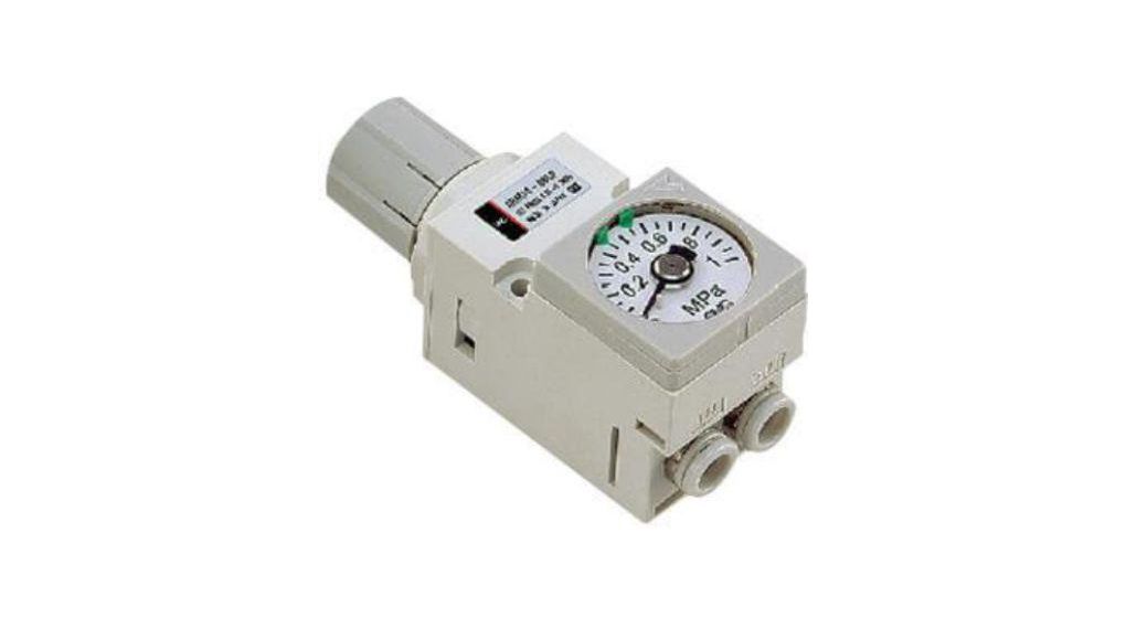 ARM10-06G-1 | SMC 4 mm Tubing Pneumatic Regulator - 0.5bar to 7bar ...