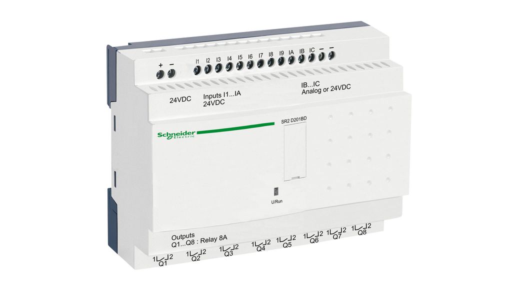 SR2D201BD | Schneider Electric Programmable Logic Controller 12DI (2D/A ...