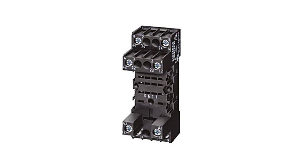 LZS:PT78742 | Siemens Snap-On Rail Mount Relay Socket, for use with PT ...