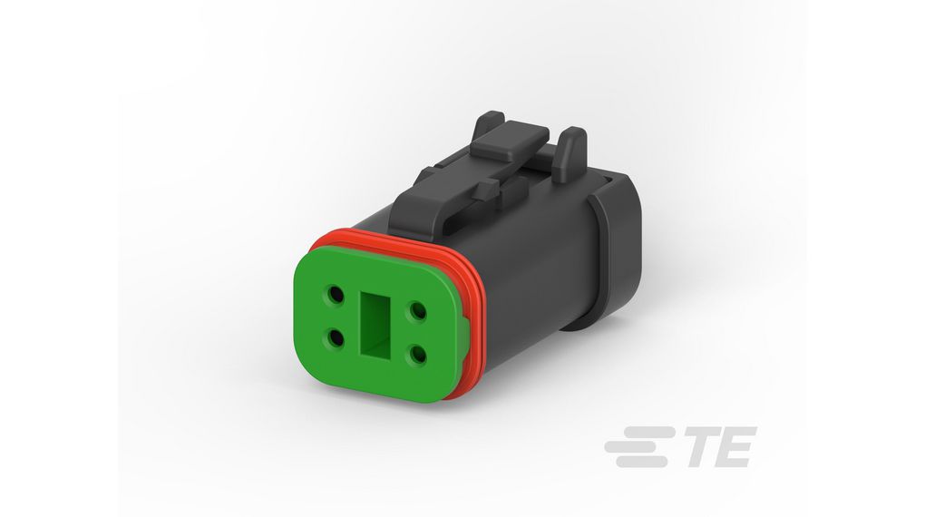 DT06-4S-CP01 | TE Connectivity PLG 4P BLK BLOCKED SEAL RET Combination ...