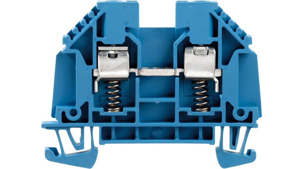 9203060000 | Weidmüller Terminal Block, Screw, Clamping Yoke, 2 Poles, 630V, 32A, 0.5 ... 6mm² ...