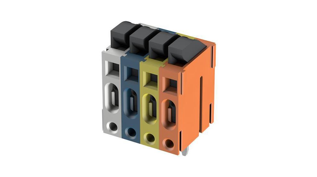 14030414301201 | HARTING Har-Flexicon Series PCB Terminal Block, 4 ...