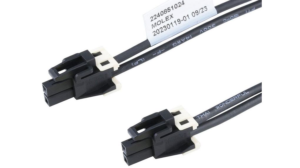 2240851023 | Molex 2 Way Female Mini-Fit Max to 2 Way Female Mini Fit ...