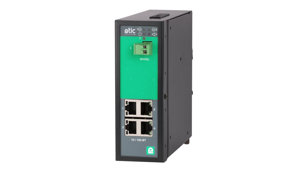 4014005 | Etic XSLAN Series Ethernet Module for Use with SHDSL, SPE, Digital, Digital, 10 → 30 V ...