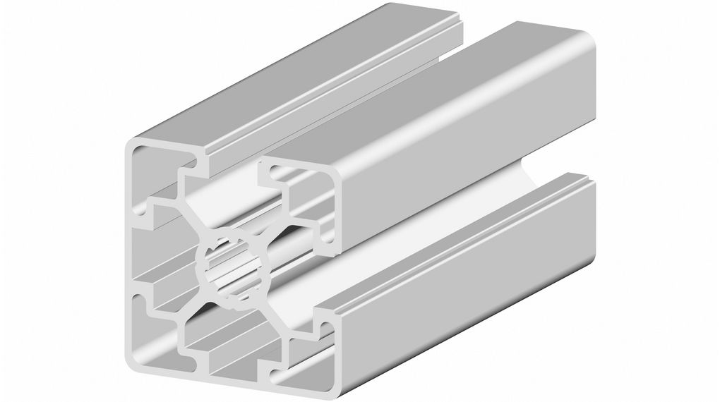 2647846 | RS PRO Silver Aluminium, Anodized Profile Strut, 45 x 45 mm ...