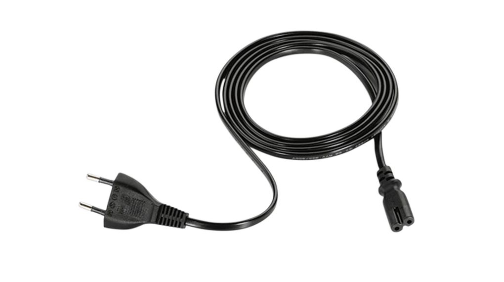 50-16000-255R | Zebra Power Cable, Euro Type C (CEE 7/16) Plug, 1.8m ...