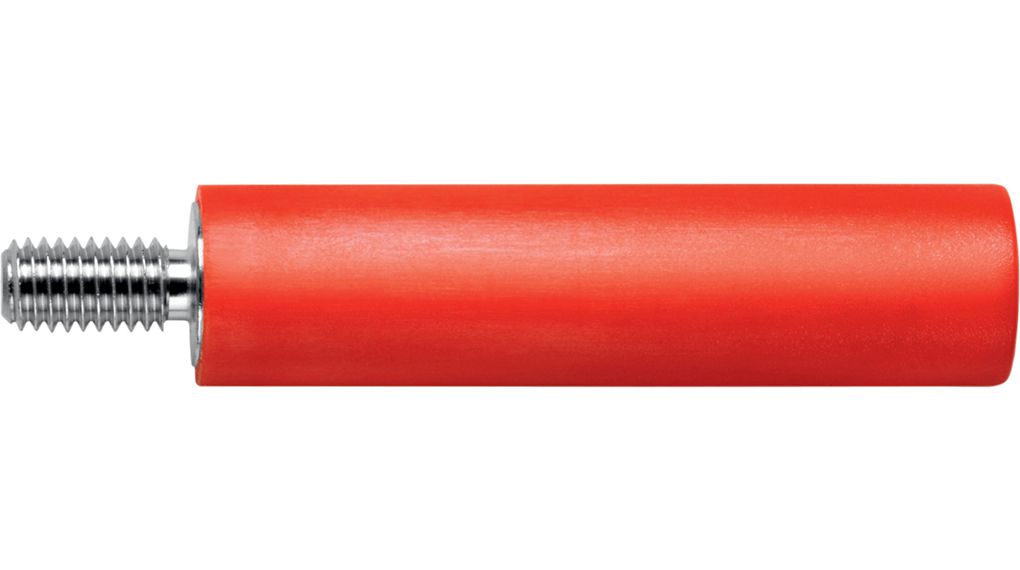 BU 2240 S Ni / RT | Schützinger Laboratory Socket, Red, Nickel-Plated ...