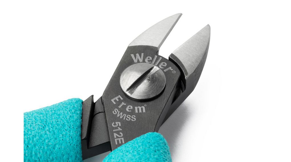 512E | Weller Erem Side Cutter, Oval, Burnished Head, Semi Flush, 115mm ...
