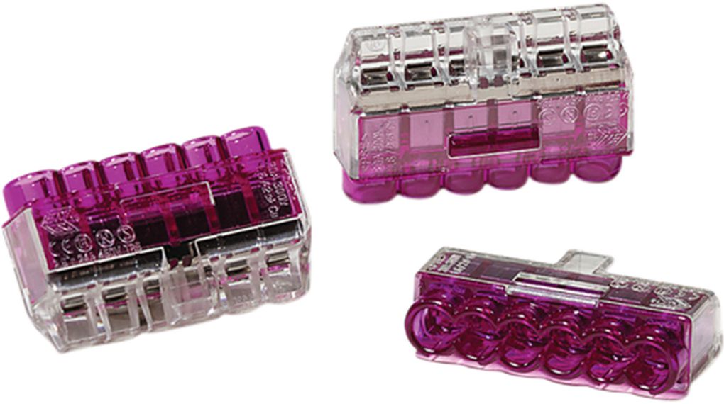 HCPM-6 PC VT 50 | HellermannTyton Dosenklemme, 0.5 ... 2.5mm², 6 Pole | Distrelec Schweiz