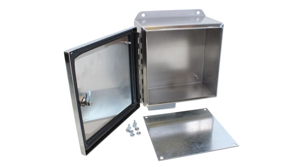 EJ884SS | Hammond Type 4X Junction Box, 203x102x203mm, Stainless Steel ...