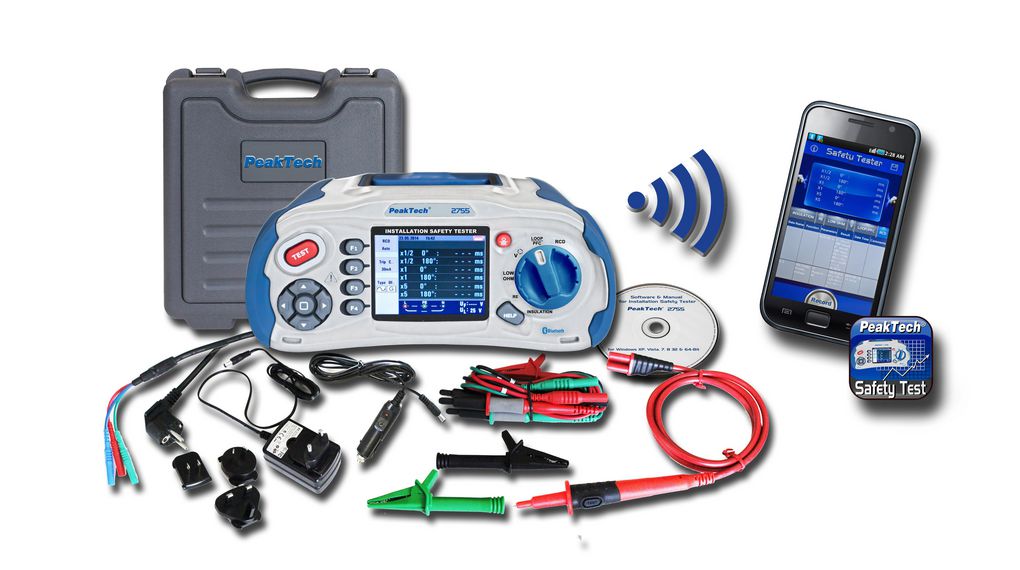 P2755 | PeakTech Installation Safety Tester | Distrelec Germany
