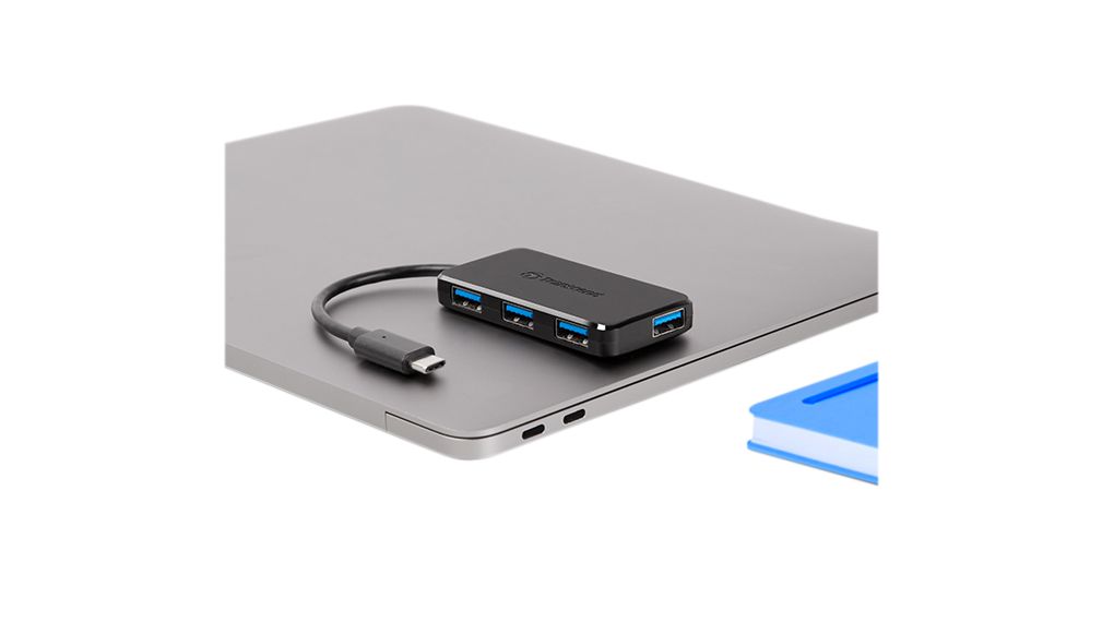 TS-HUB2C | Transcend Hub USB, Fiche USB-C, 3.0, USB Ports 4, Prise USB ...