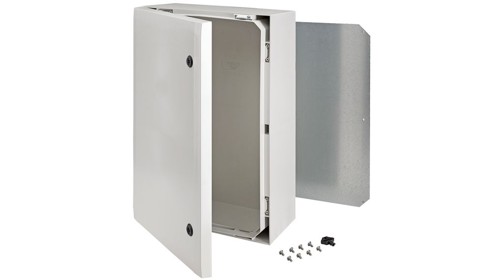 ARCA 806030 | Fibox Cabinet, Polycarbonate, 2-point locking,Hinges on ...