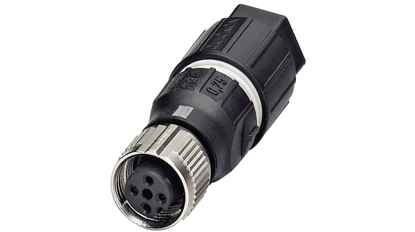 1521601 | Phoenix Contact Prise femelle de câble M12, M12, Prise, Droit, Pôles - 4, IDC, Montage ...