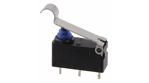 D2HW-A231D | Omron Electronic Components Micro Switch D2HW, 2A, 1CO, 0.65N, Simulated Roller ...