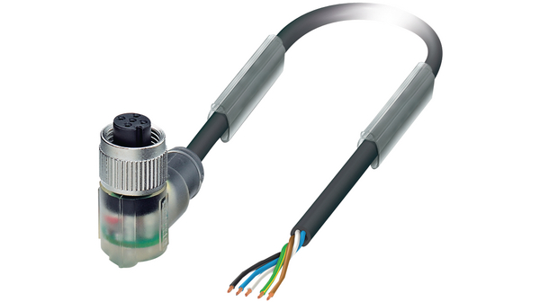 1694431 | Phoenix Contact Cordon, Prise M12 - Extrémités nues, 5 ...