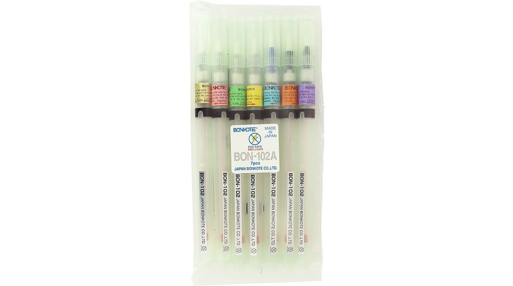 BON-102A | Ideal Tek Flux Dispensing Pen Kit Refillable 8 ml Pack of 7 ...