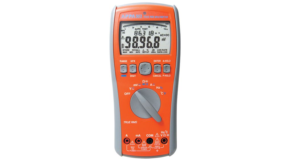 APPA 503 | Appa Digital Multimeter, 1kV, 4MHz, 40MOhm | Distrelec ...