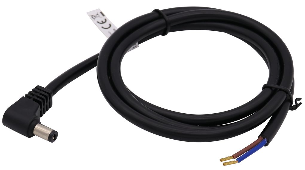 RND 205-01293 | RND DC Connection Cable, 2.1x5.5x9.5mm Plug - Bare End ...