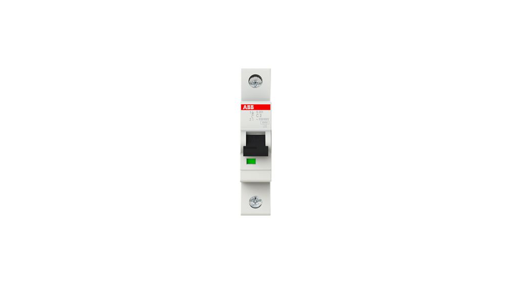 2CDS251001R0024 | ABB Miniature Circuit Breaker, C, 2A, 440V, IP20 ...