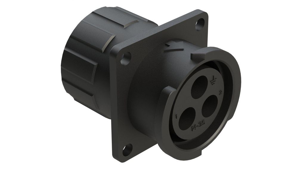 FLS014N3SHEC03 | Amphenol Industrial Circular Connector with End Cap ...