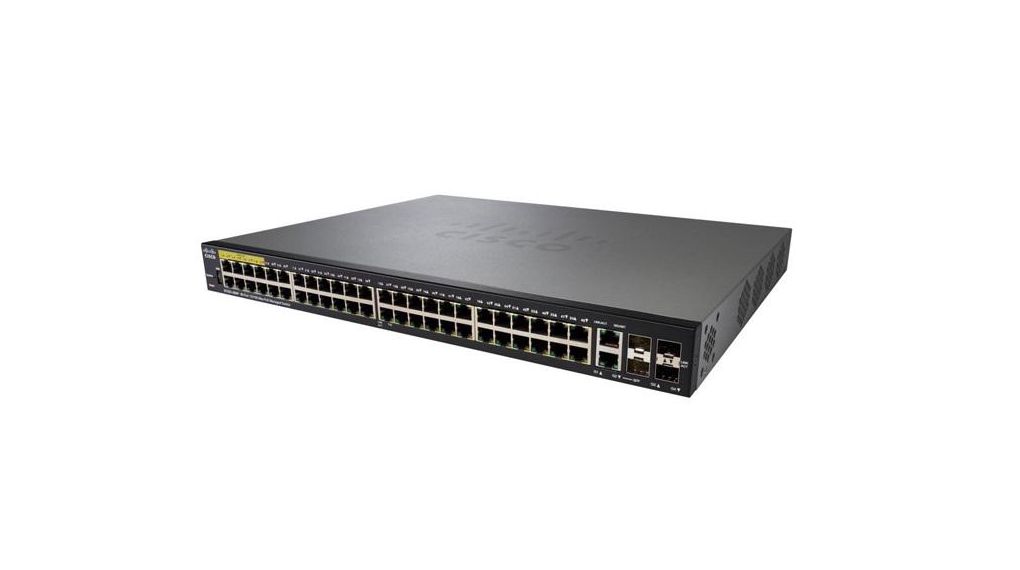 SF350-48P-K9-EU | Cisco PoE Switch, Layer 3 Managed, 1Gbps, 382W, RJ45 ...