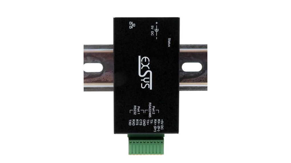 Ex 6131 Exsys Serial Device Server 100 Mbps Serial Ports 2 Rs232
