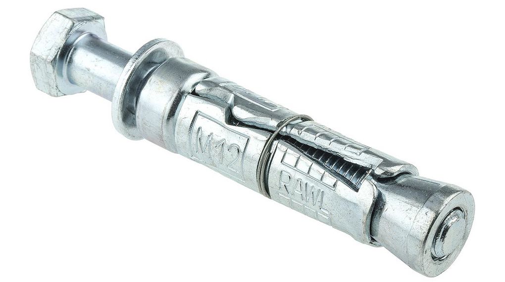 R-RBL-M12/25W | RawlPlug Steel Masonry Anchor M12 x 105mm, 20mm Fixing ...