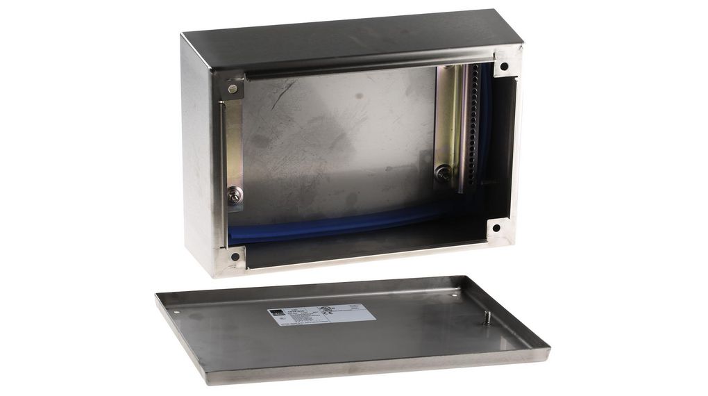 1674600 | Rittal HD Series Stainless Steel Terminal Box, IP66, IPX9 ...