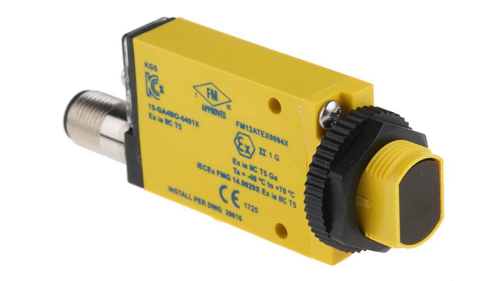 MIAD9LVAGQ | Banner Retroreflective Photoelectric Sensor, Block Sensor ...