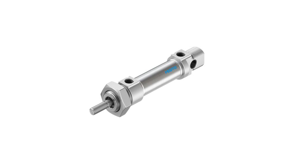 DSNU-20-25-PPV-A | Festo Cylinder, Double Acting, 25mm, Bore Size 20mm, G1/8 | Elfa Distrelec ...