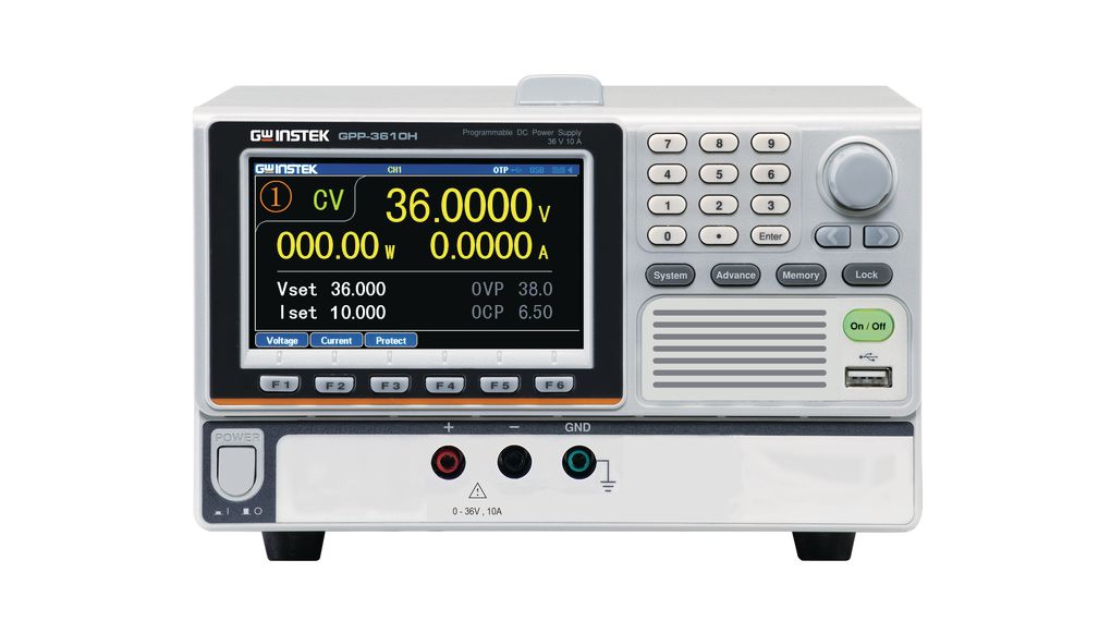 GPP-3610HLG | GW Instek Bench Top Power Supply Programmable 36V 10A ...