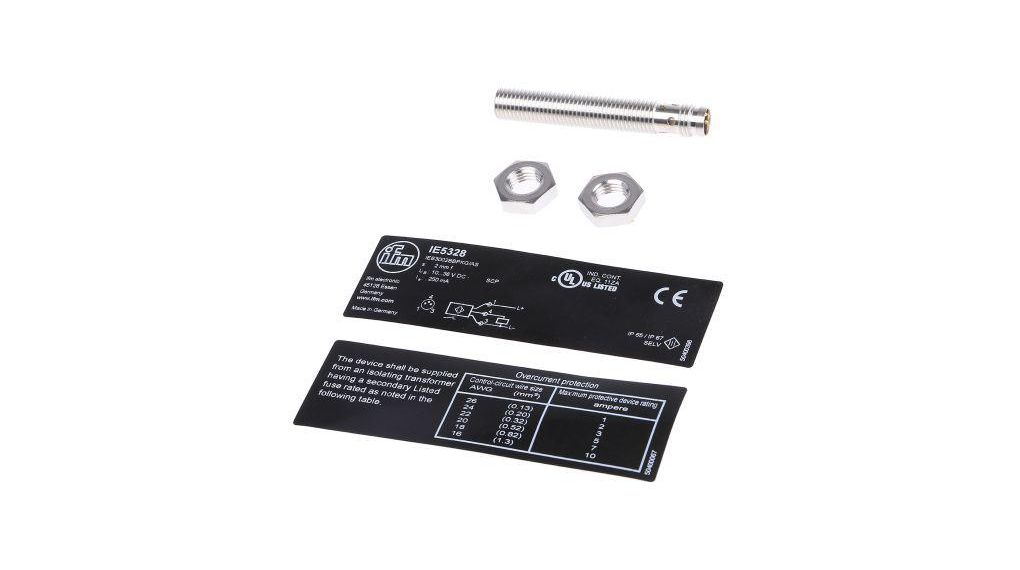 IE5328 | Ifm ifm electronic Inductive Barrel-Style Proximity Sensor, M8 ...