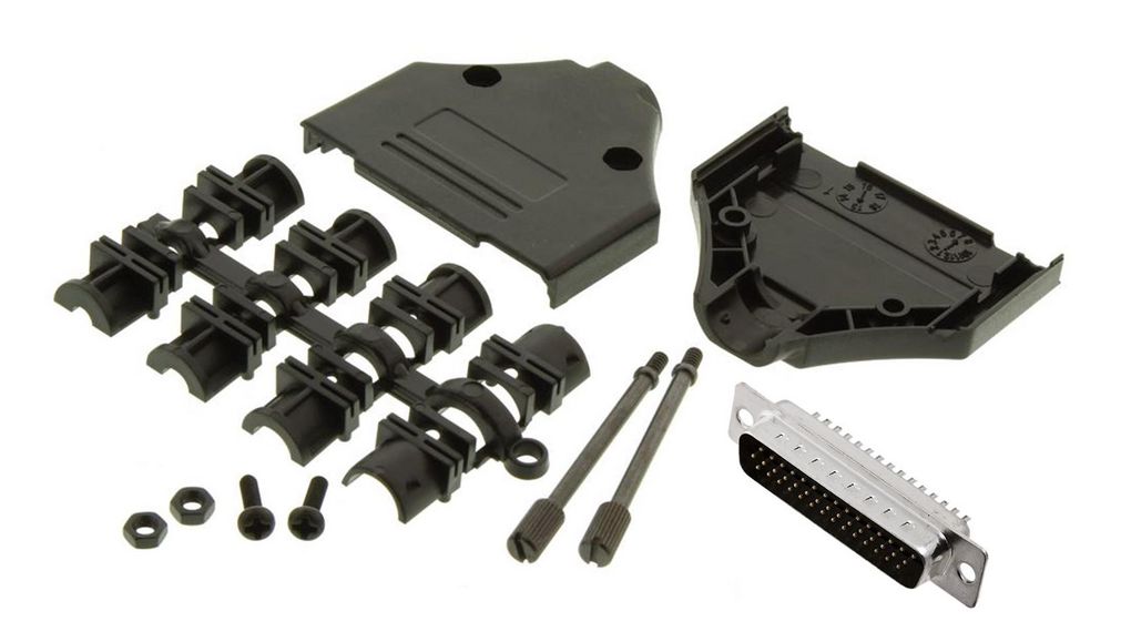 MHDTPPK25-HD44MS-K | MH Connectors Kontaktsett til D-Sub, DB-44 Plugg ...