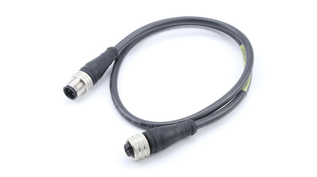 1200070472 | Molex Micro-Change (M12) Double-Ended Cordset 4 Poles Male ...