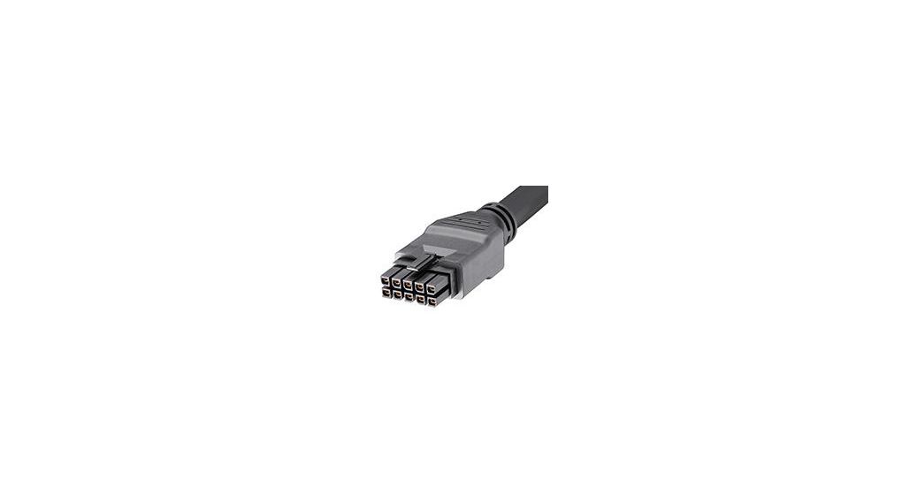 245136-1005 | Molex DC Power Cords Megafit 10ckt Black 500MM ...